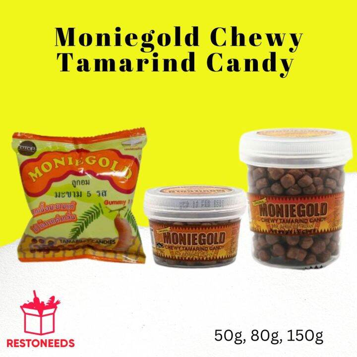 Moniegold Chewy Tamarind Candy 50g, 80g, 150g | Lazada PH