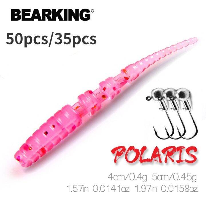 【Pudidi tested】BEARKING Polaris 50pcs 4cm 5cm Fishing soft lure for ...