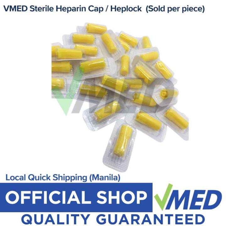 VMED Sterile Heparin Cap / Heplock (Sold per piece) | Lazada PH