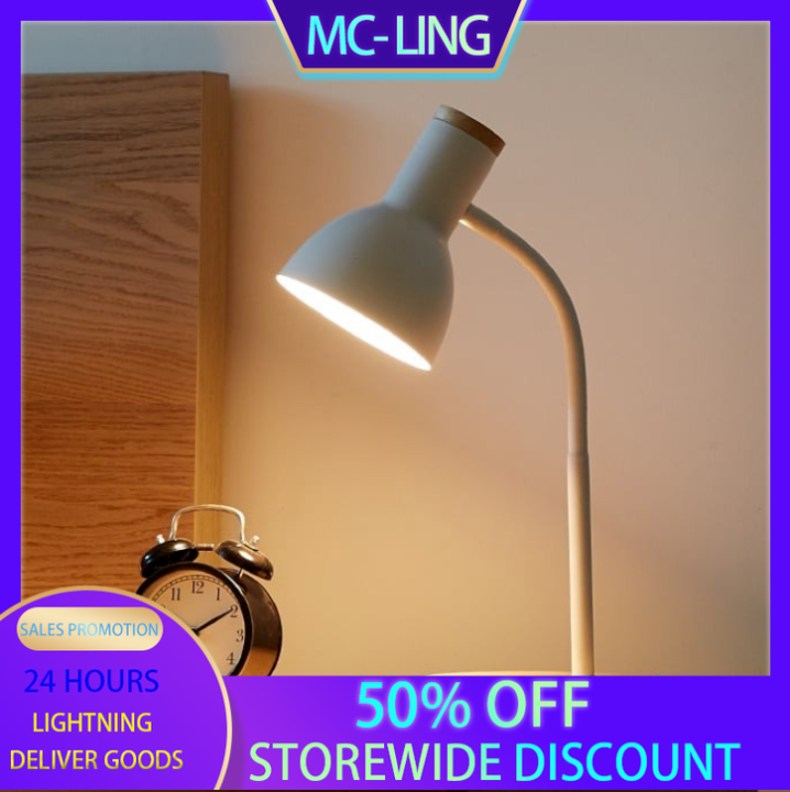 【Anniversary】table lamp Nordic Modern wooden desk lamp Art Hose Desk ...