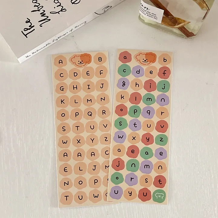 Alphabet Stickers/Color English Alphabet Stickers/Mini Photo Stickers ...