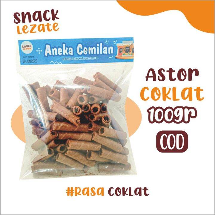 Astor Mini Coklat 100gr / Wafer Roll Kiloan Astor Kiloan Barcelona ...