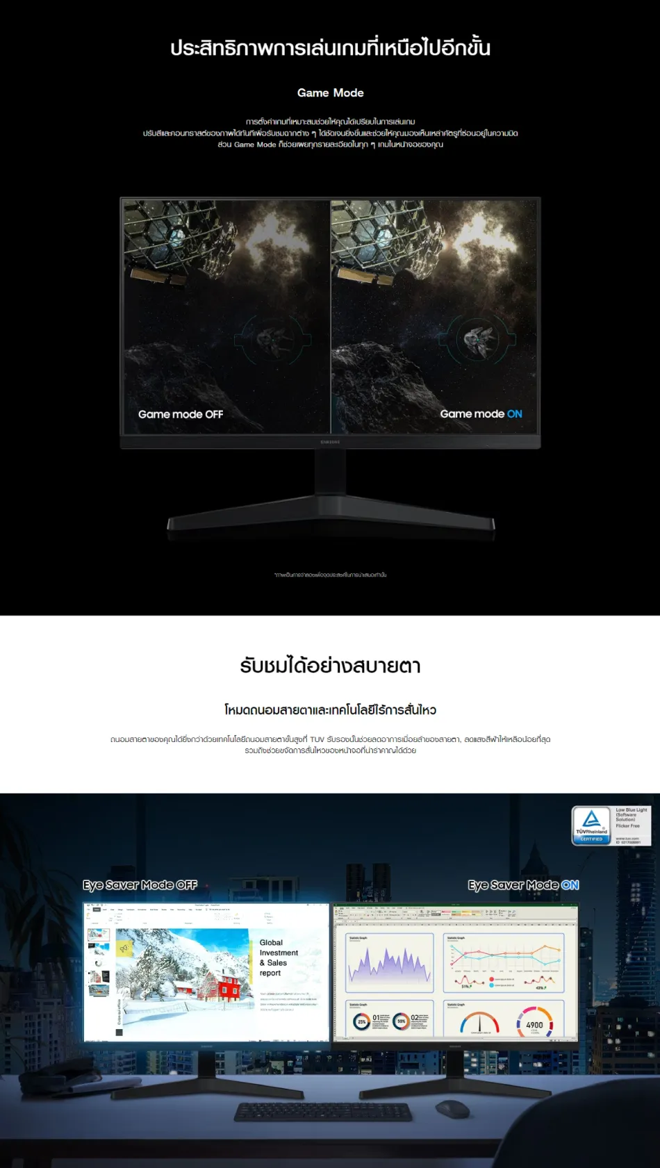 SAMSUNG ( LS24C310EAEXXT ) 24" Essential Monitor S3 ( IPS, 1920x1080 at ...