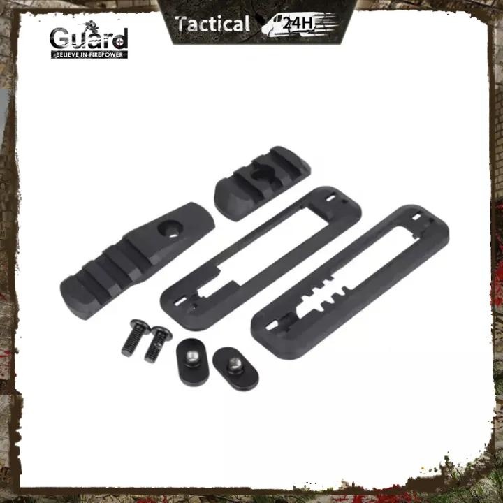 【GUARD】8PCS ชุดยุทธวิธี MOE Handguard Scout Light Kit Rail Mount ...