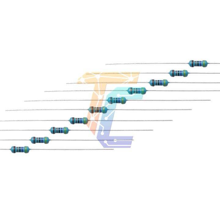 10pcs 5 band 470k ohms resistor 0.25w 1/4W Metal Film Resistor Kit 1% Resistor for pcb ...
