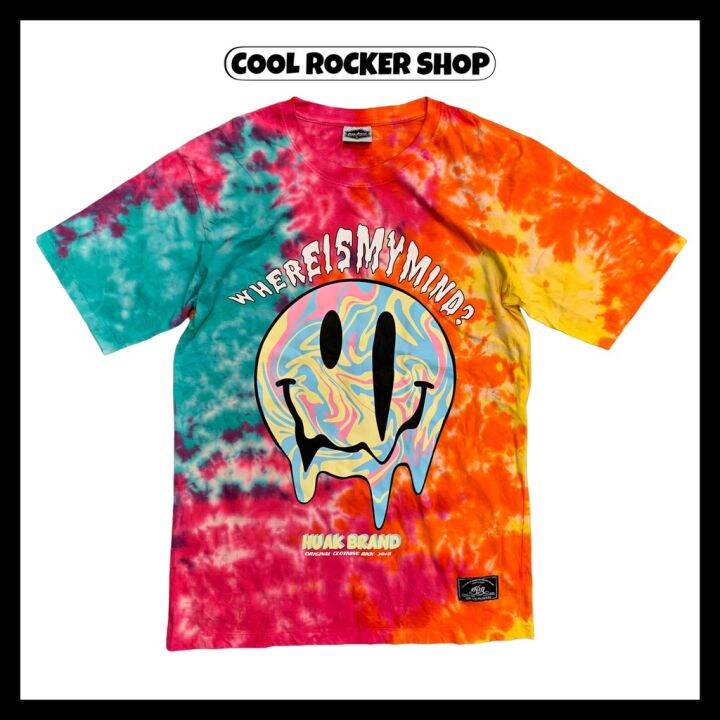 Cool Rocker : เสื้อมัดย้อม By Huak Brand ผ้าคอตตอนอย่างดี สกรีนอย่าง ...