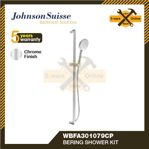 Johnson Suisse Bering Shower Kit With Hand Shower, 1.75M Flexible Hose ...