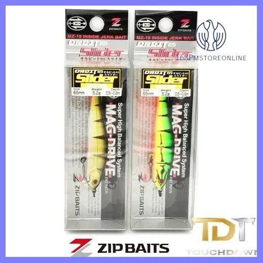 ราคาถูกที่สุด Zipbaits Orbit 65 Slider SP เหยื่อปลั๊ก ออบิท เคาะกะพง ...