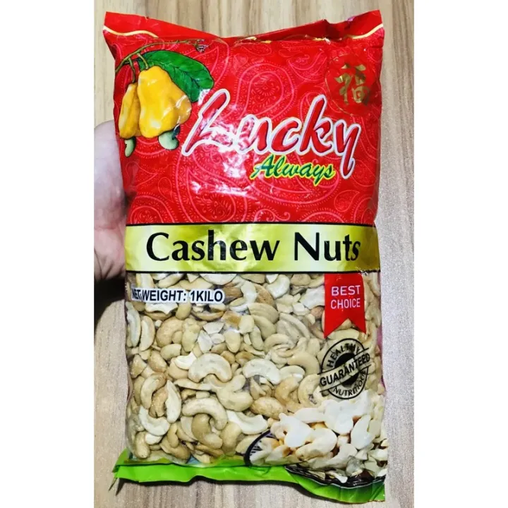 【ODlFzT4H】nut Lucky Always Cashew Nuts Salted 1kg per pack | Lazada PH