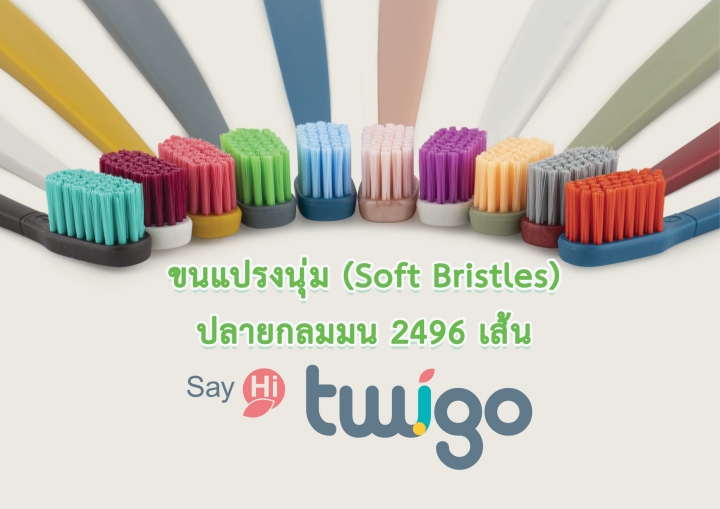 Flipper TwiGo Adults ทวิกโก แปรงสีฟันรุ่น ทวิกโก แปรงสีฟันสำหรับผู้ใหญ่ ...