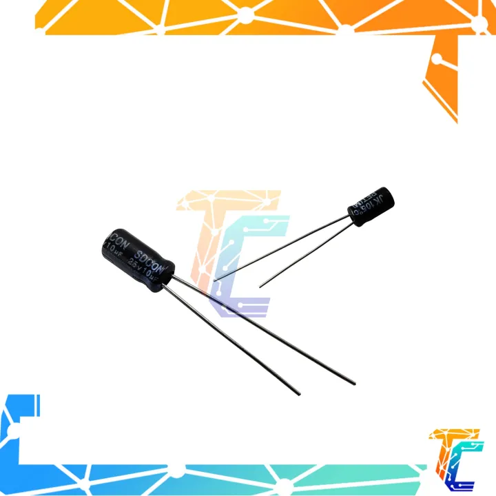 original 2pcs 10uf 25v capacitor Aluminum Electrolytic Capacitor High ...