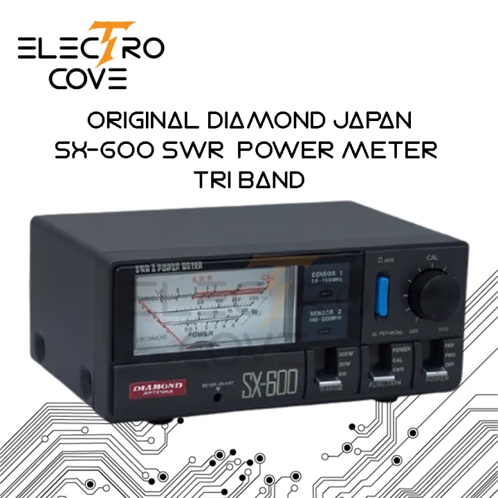ORIGINAL !!! DIAMOND JAPAN SX-600 SWR POWER METER 1.8-160/140-525 MHZ ...
