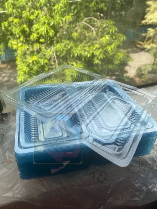 MIKA KUE/MIKA PLASTIK/MIKA JAJAN PASAR/MIKA BENING UKURAN GX4 MEREK GOSYEN ISI 100 PCS | Lazada ...