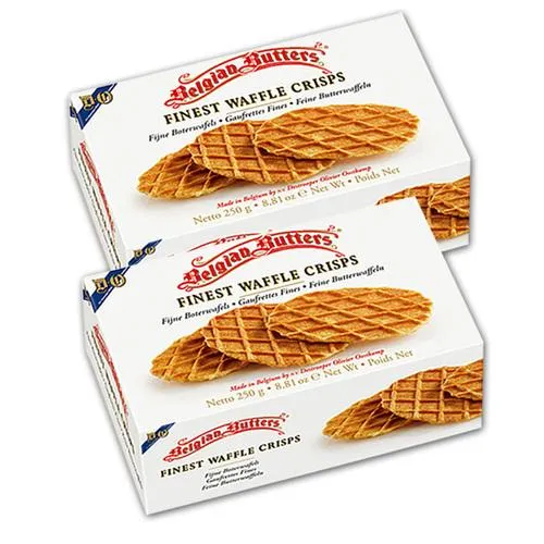 Belgian Butters Finest Waffle Crisps 2 Pack (250g per pack) | Lazada PH
