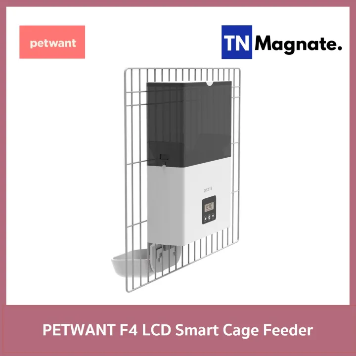 Pre-order [เครื่องให้อาหารสัตว์อัตโนมัติ] PETWANT F4 LCD Smart Cage ...