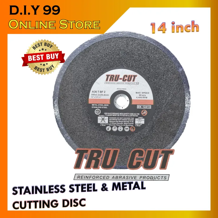 TRU CUT 14 inch Stainless Steel & Metal Cutting Disc / Cutting Disc 14 ...