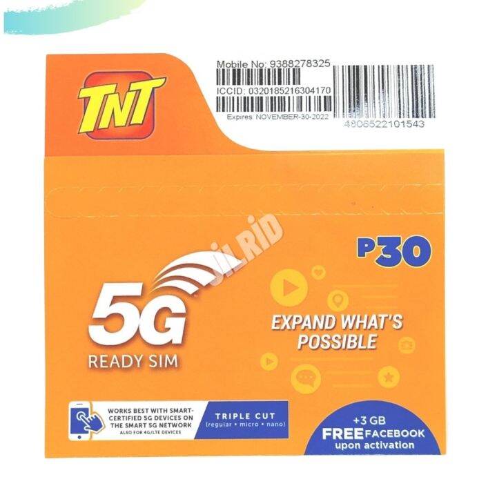 COD 10 sim card 5G / prepaid sim/TNT SIM/TNT SIMCARD/ TALK AND TXT ...