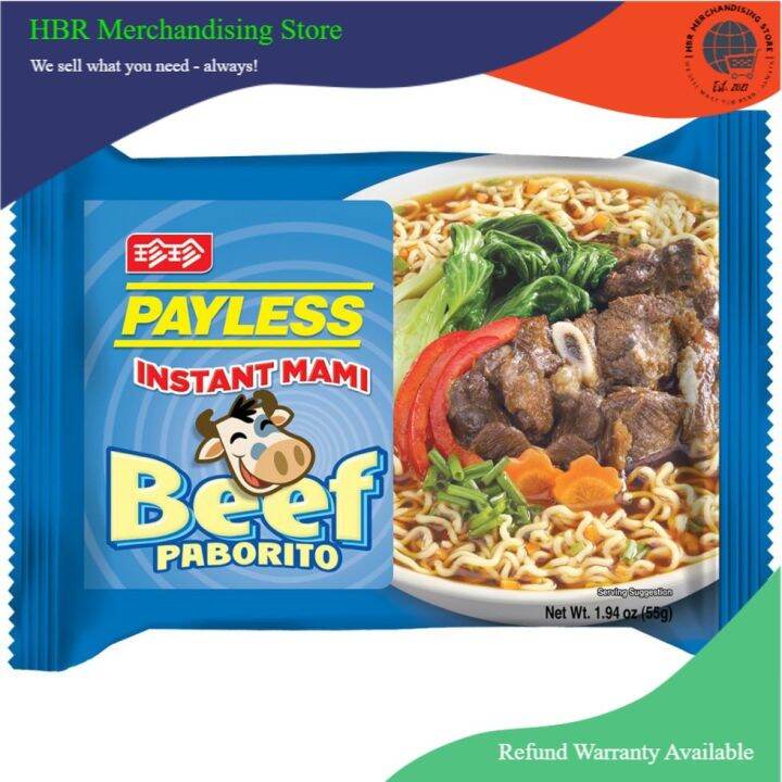 Payless Instant Mami Beef 55g | Lazada PH