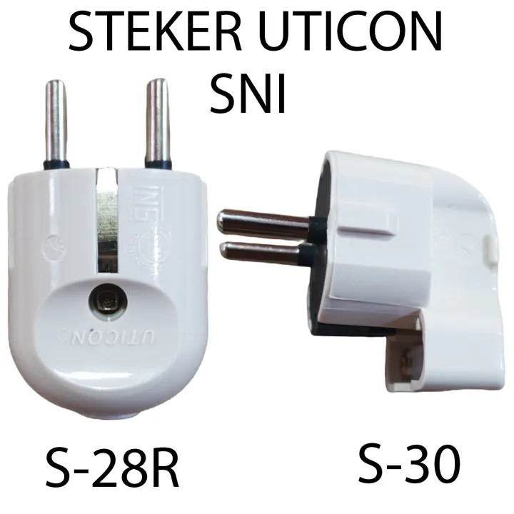STEKER ARDE UTICON 10A KUNINGAN / COLOKAN LISTRIK KAKI 2 EU | Lazada ...