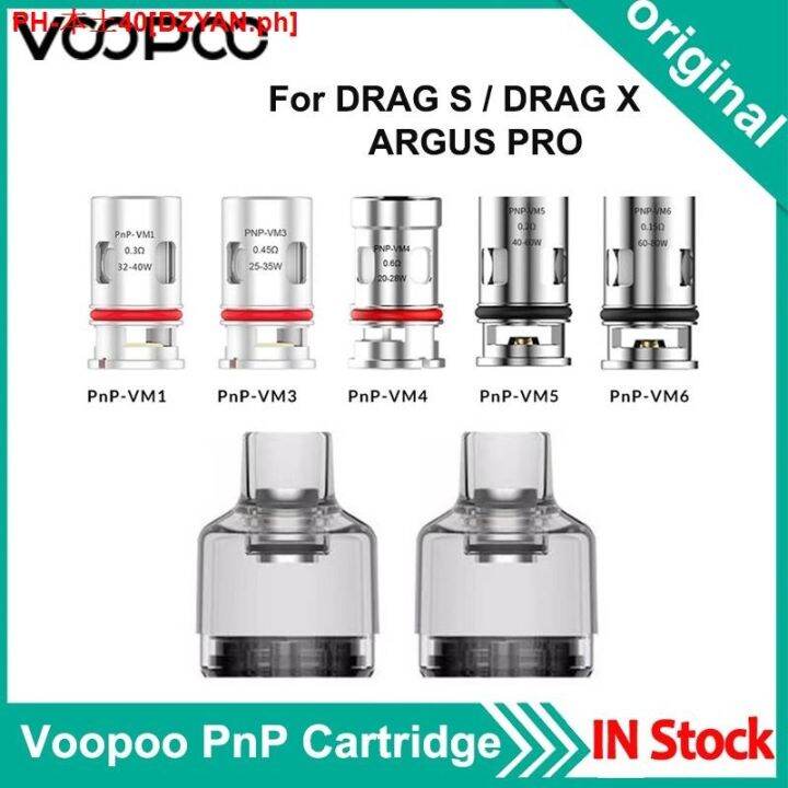 VOOPOO DRAG S / DRAG X / DRAG MAX / ARGUS PRO / ARGUS X PnP Cartridge ...