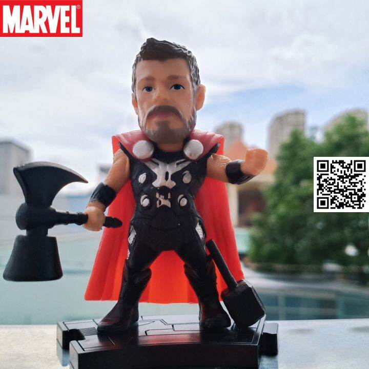 Mô hình Mỹ Thor thần sấm kèm 2 búa Marvel Avengers Endgame figure Chibi ...