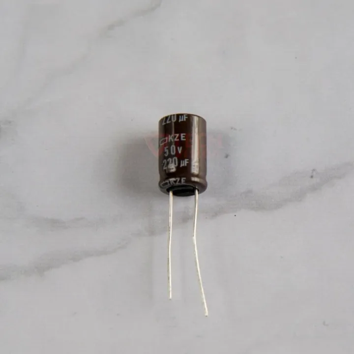 Kapasitor Elco 220uf - 50v 220uf50v 220uf/50v Capacitor | Lazada Indonesia