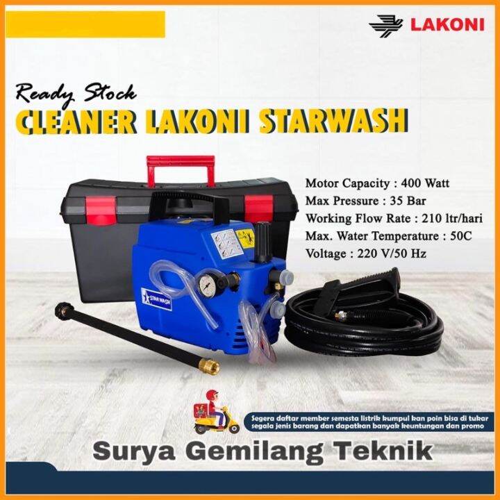 Jet Cleaner Mesin Steam Cuci AC Lakoni StarWash Annovi Reverberi ...