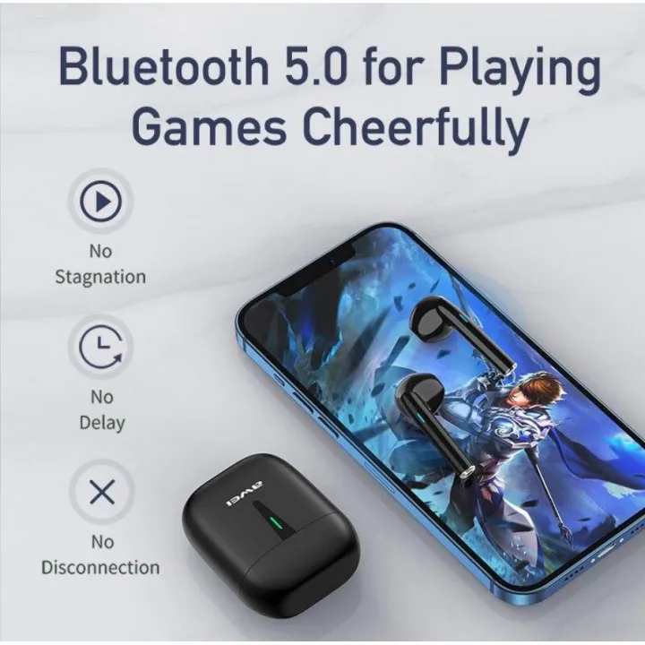 Awei T21 True Wireless Sports Bluetooth 5.0 Earbuds Handsfree with ...