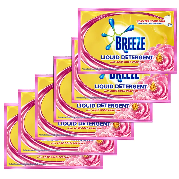 Breeze Power Machine Liquid Detergent Rose Gold 60mL X 6pcs | Lazada PH