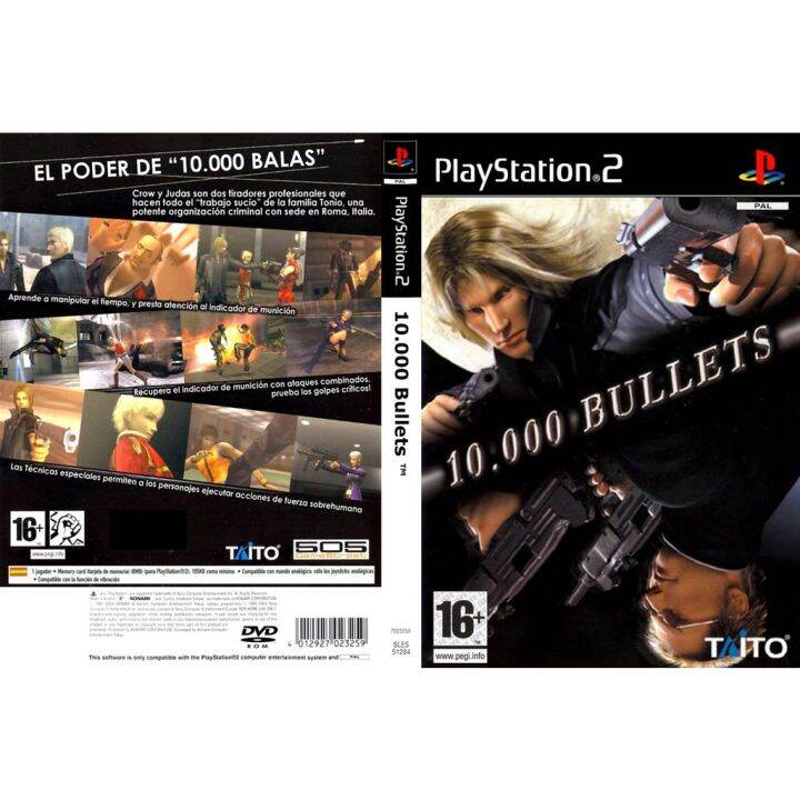 แผ่นเกมส์ PS2 10.000 Bullets คุณภาพ ส่งไว | Lazada.co.th