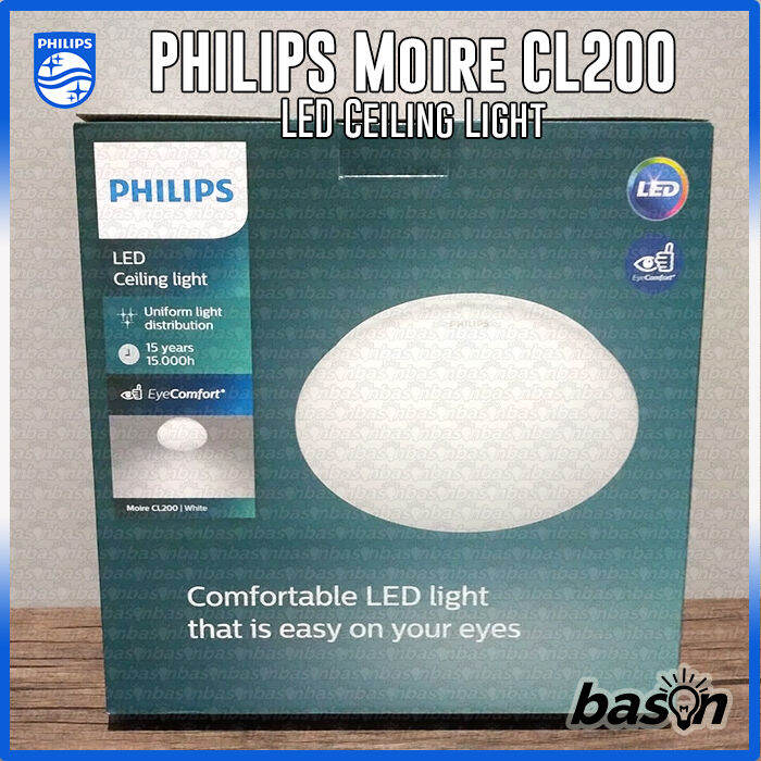 Philips CL200 6W EC RD LED Ceiling 22.5cm - Lampu Plafon Tempel Baret ...