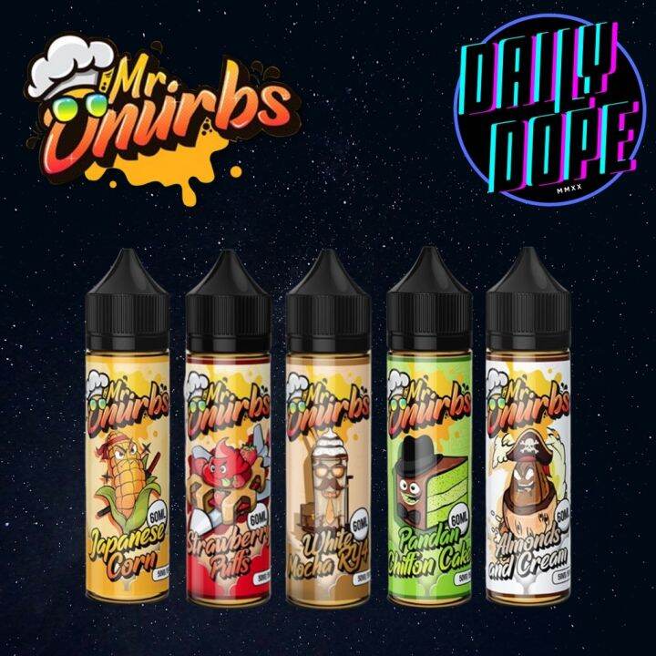 卍 ∈ {Legit} MR ONURBS FREEBASED PREMIUM VAPE JUICE E LIQUID E JUICE POD FRIENDLY 3MG 6MG RATIO ...