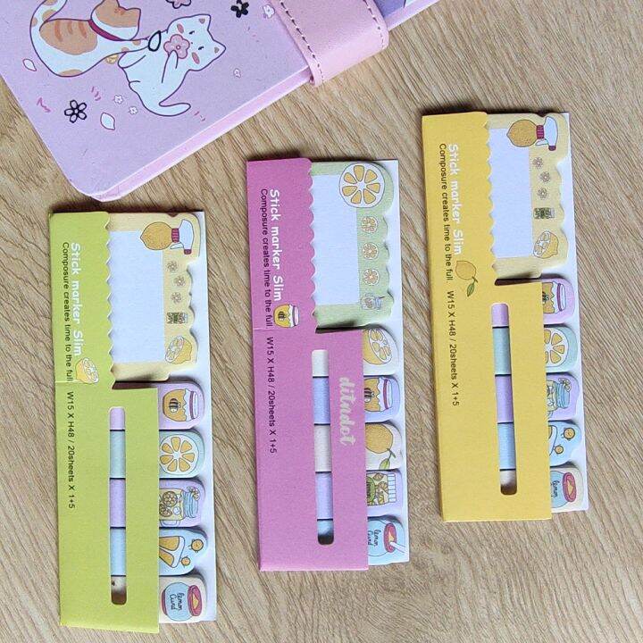Post It Kertas Karakter Kecil Sticky Note Kertas Karakter Kecil ...