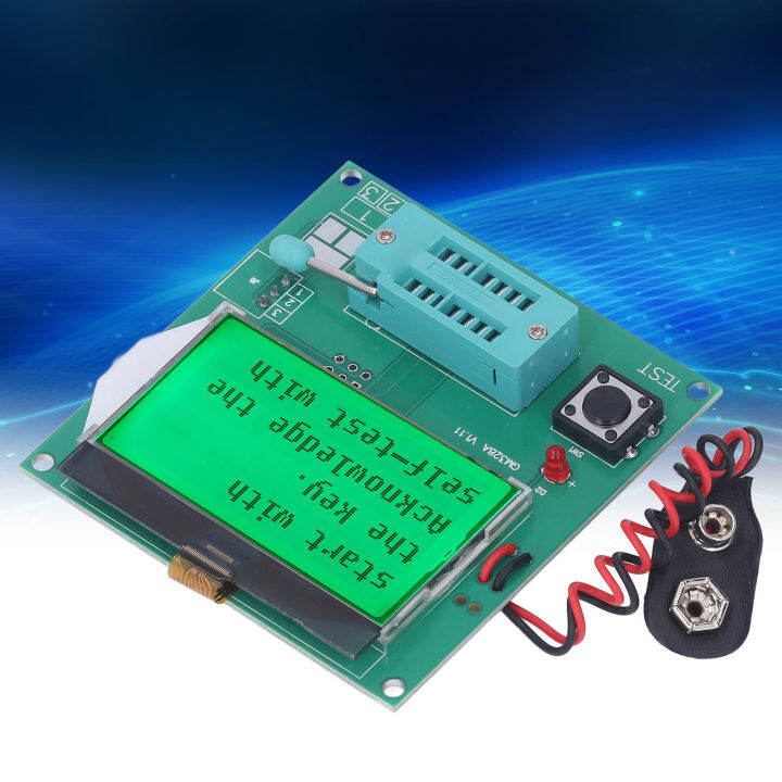 Transistor Meter, 2 Decimal Values LCD Frequency Meter Automatic Detect ...