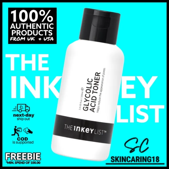 [UK] The Inkey List Glycolic Acid Exfoliating Liquid Toner 100ml by ...