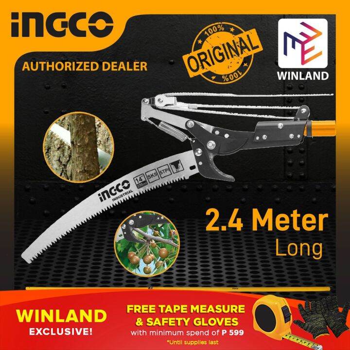 ♒FREE SHIPPING INGCO Extendable Branch Pruning Saw Shear w Pole Tree ...
