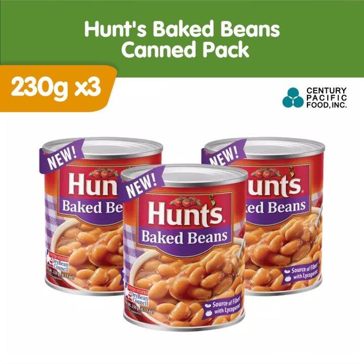 Hunt's Baked Beans 230g (Canned) Pack of 3 | Lazada PH