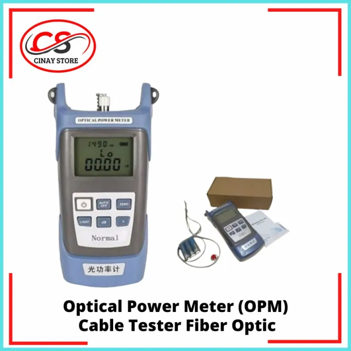 OPM Optical Power Meter Alat Ukur Redaman Fiber Optic | Lazada Indonesia