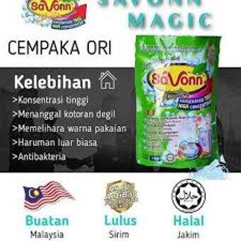 Sabun SAVONN MAGIC 1kg (cempaka) Superb detergent Multiusage All ...