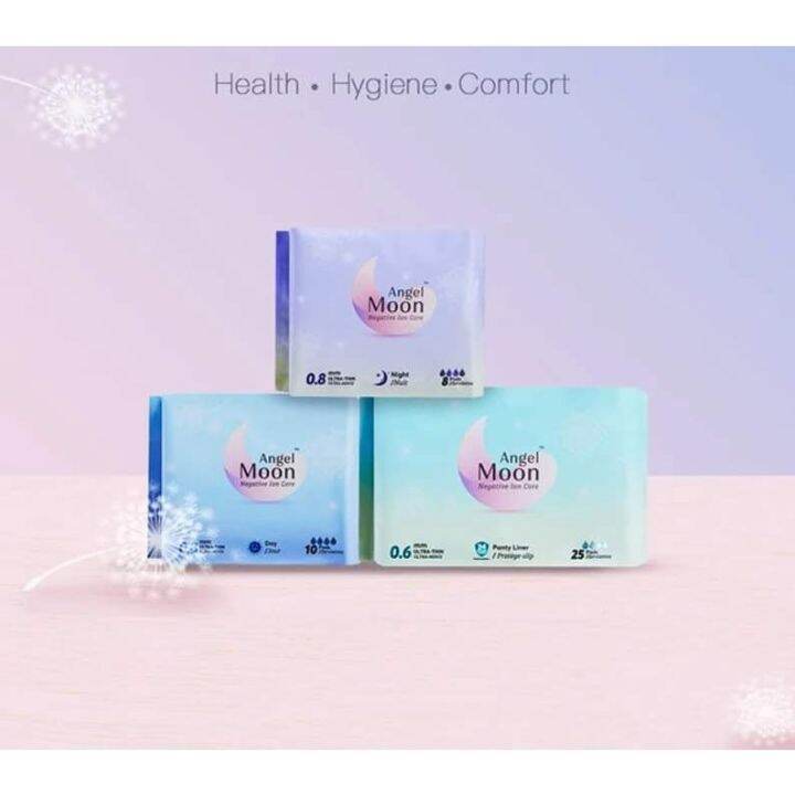 HOT SALE!!! Angel Moon Negative Ion Core Sanitary Pads | Lazada PH