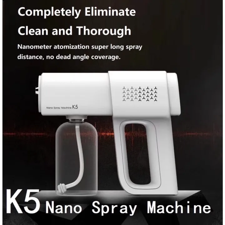 Nano Spray Gun K5 Wireless Handheld Portable Disinfectionsprayer ...
