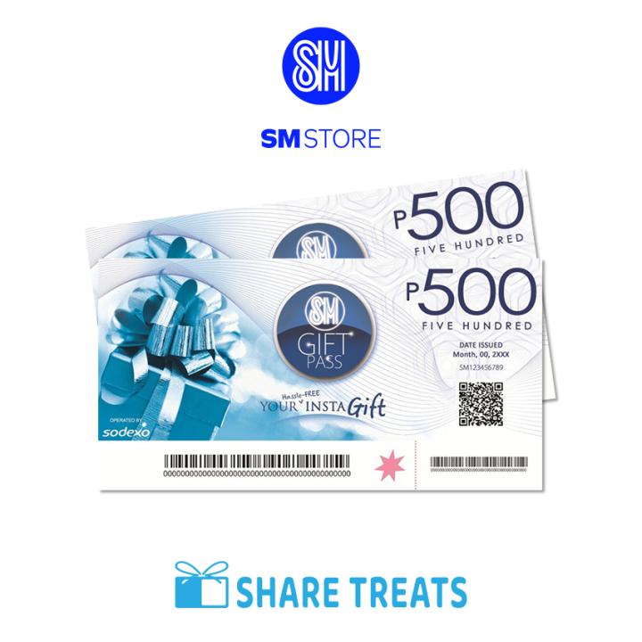 SM Gift Pass P1000 (SMS eVoucher) | Lazada PH