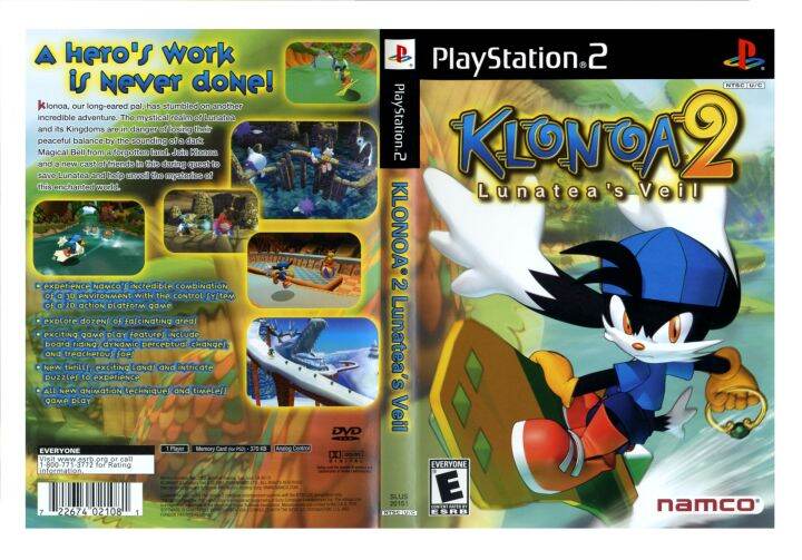 PS2 Klonoa 2 Lunatea's Veil (DVD Game) | Lazada