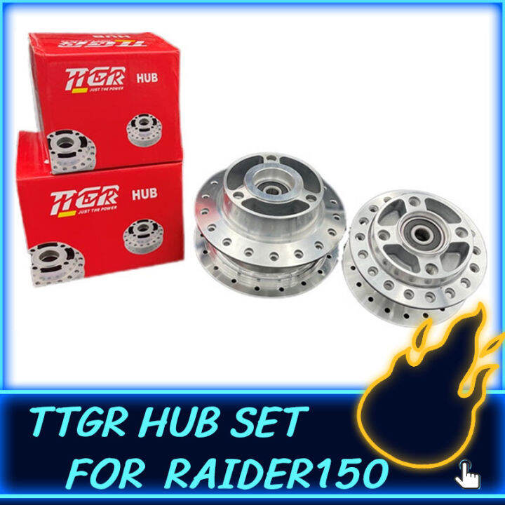 TTGR Hub Set For Raider150 Set Front and Back（Drum brakes and disc ...