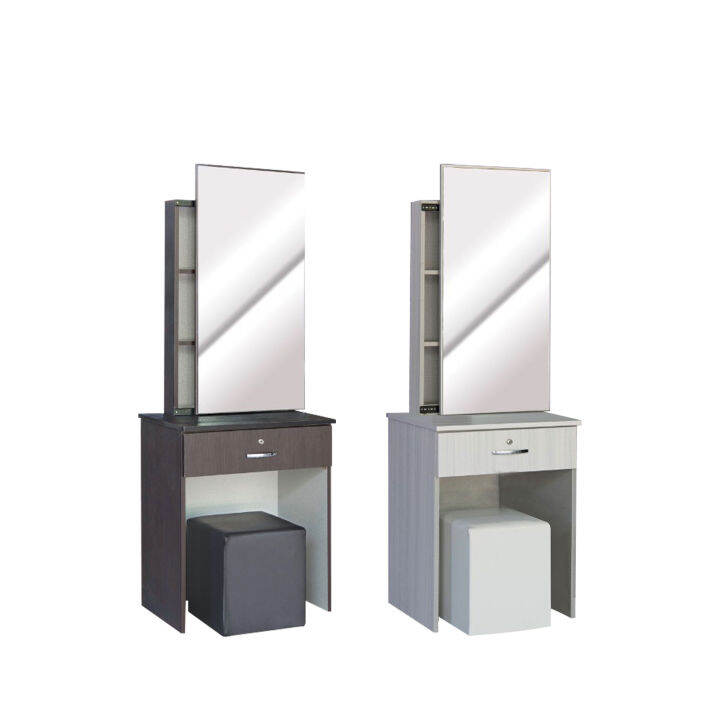 [INNDESIGN.SG] LOUISE Sliding Dressing Table With Stool (Fully ...