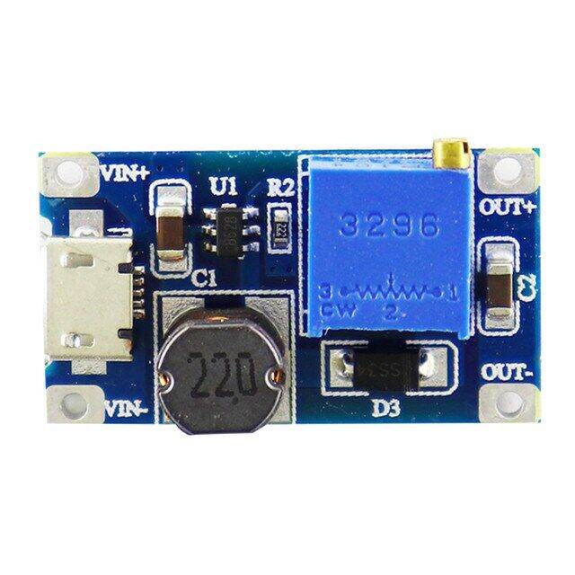 Mt3608 2a Boost Adjustable Boost Converter Power Module 2a 2v~24v Dc Up To 28v Dc Power Boost ...