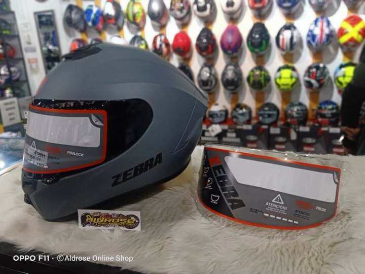 Zebra Fullface 152 Matt grey | Lazada PH