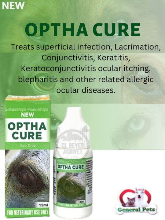[SOUTH VET II] New Optha Cure Eye Drop 15ML For dog - Opthacure ...
