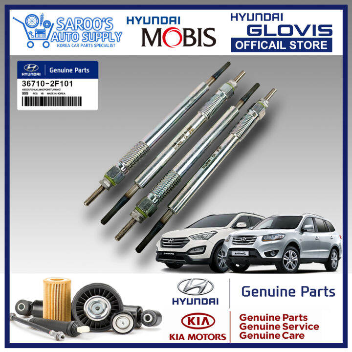 [R][Genuine] Glow Plug For Hyundai Santafe, 2010-2019 , Diesel ...