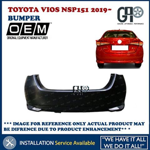 TOYOTA VIOS NSP151 2019~ REAR BUMPER | Lazada